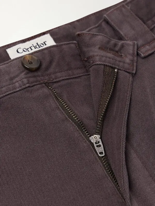 CORRIDOR Wide-leg Cotton-twill Trousers