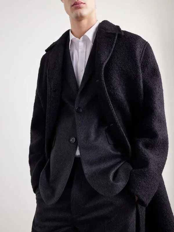 TOTEME Brushed Wool-blend Coat
