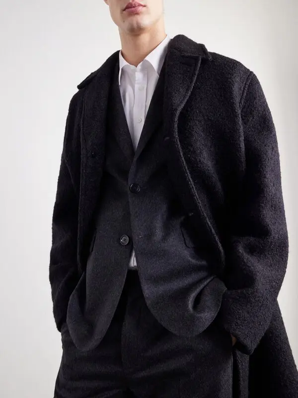 TOTEME Brushed Wool-blend Coat