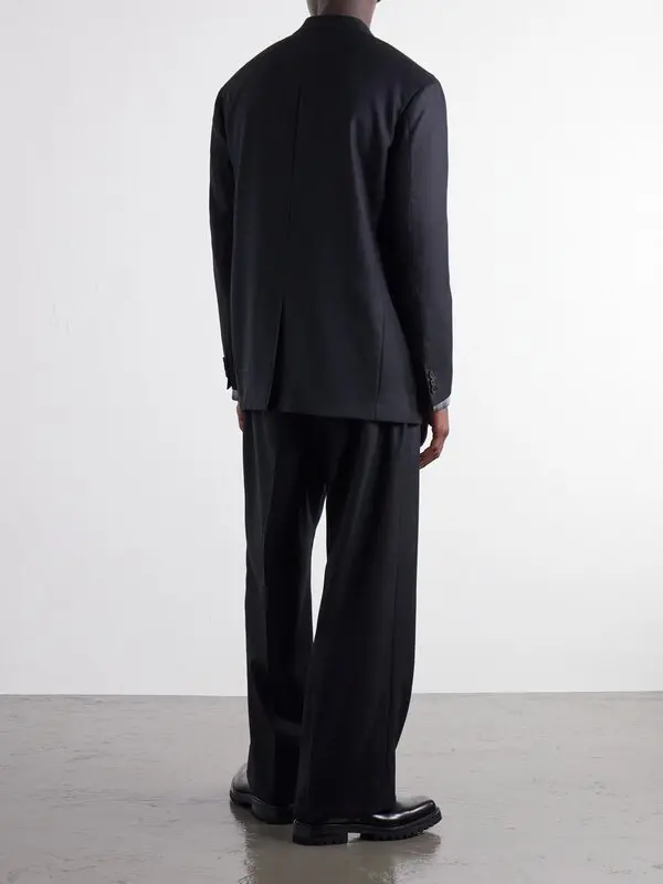Comme Des Garçons Wool-twill Blazer
