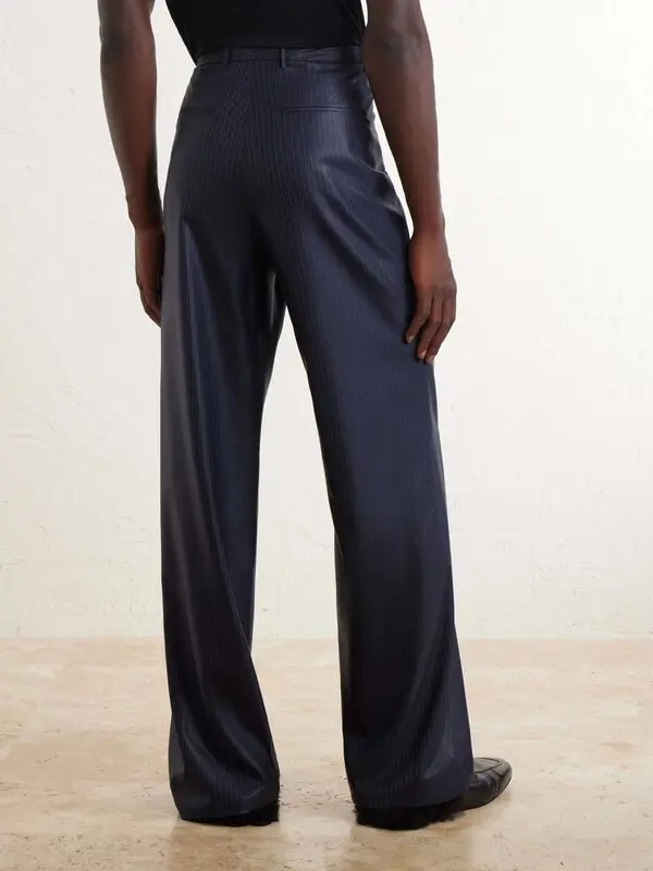 Gucci Straight-leg Coated Stretch-wool Trousers