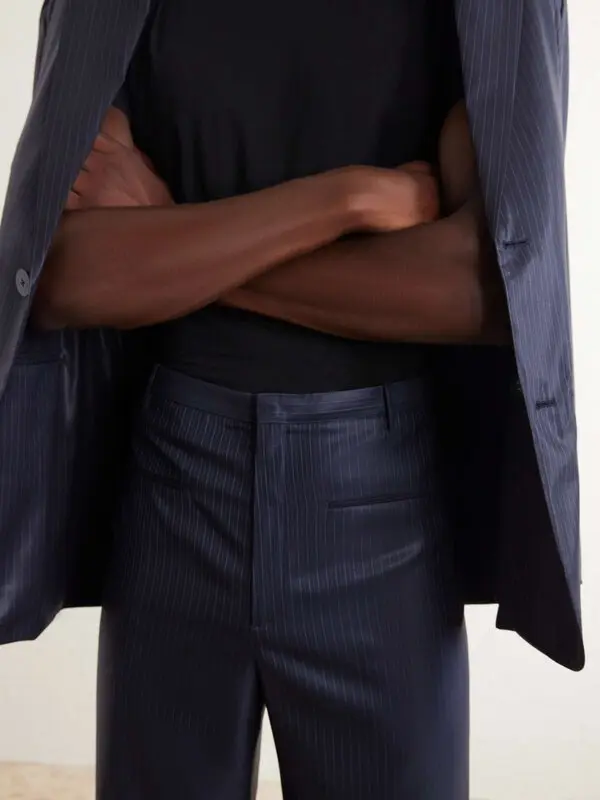 Gucci Straight-leg Coated Stretch-wool Trousers