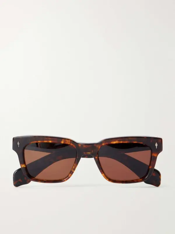 JACQUES MARIE MAGE Molino Rectangular-frame Acetate Sunglasses