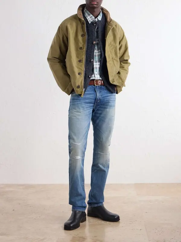 Ralph Lauren Distressed Slim-fit Jeans