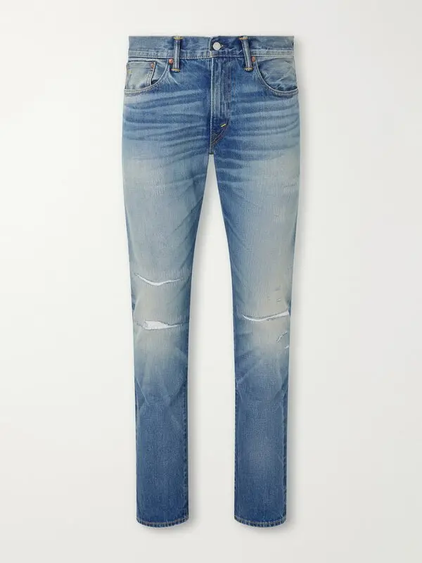 Ralph Lauren Distressed Slim-fit Jeans