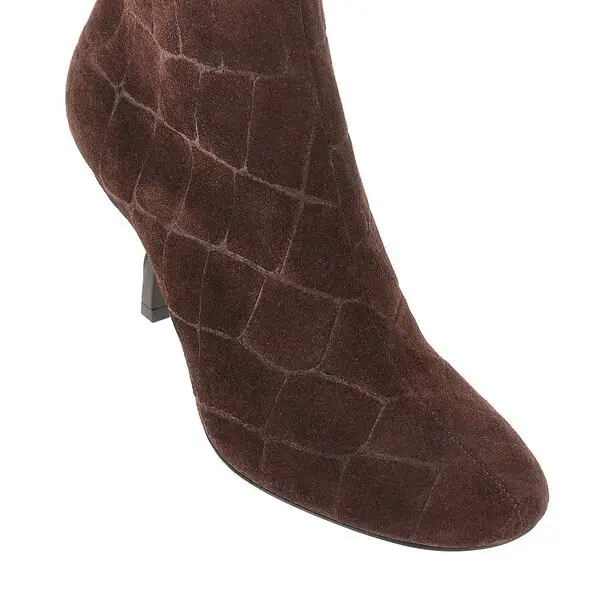 Jacquemus Croco-embossed Leather Ankle Boots