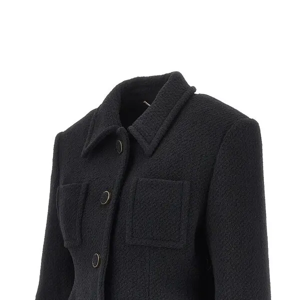Chloé Bouclé Wool Slim Fit Jacket