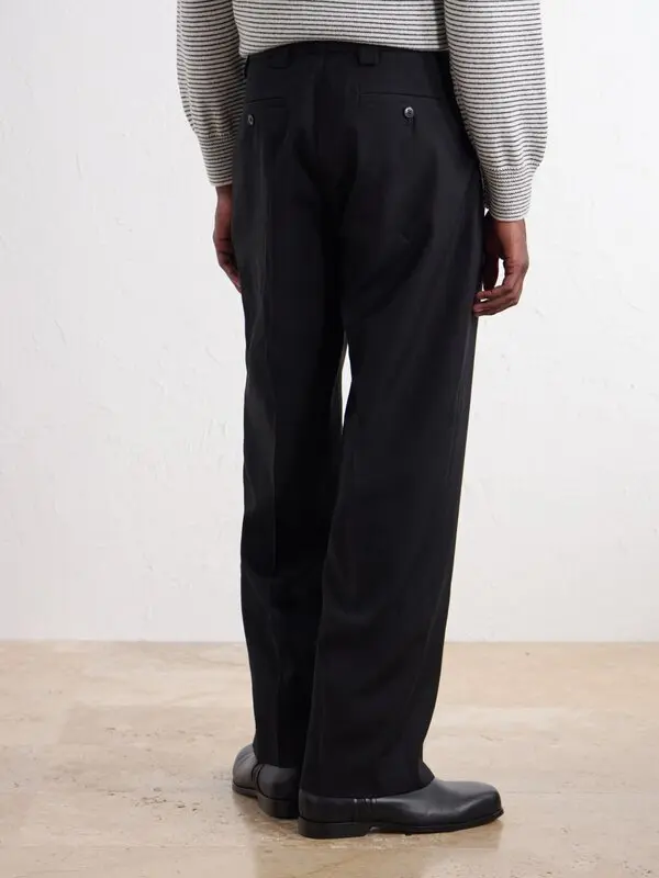 MFPEN Service Straight-leg Cotton-blend Hopsack Trousers - Black