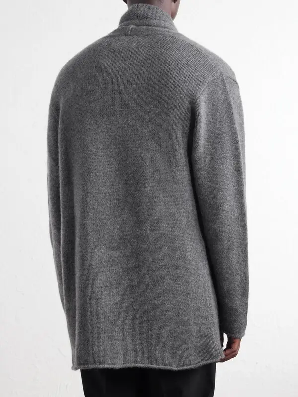 THE ELDER STATESMAN Shawl-collar Cashmere Cardigan