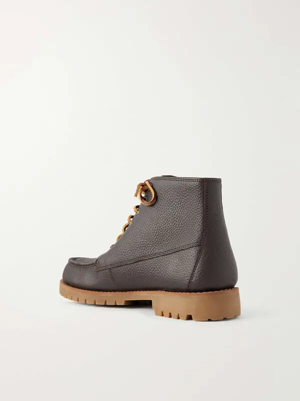 SEBAGO Carter Full-grain Leather Lace-up Boots