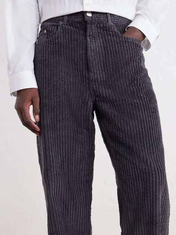 MFPEN Generation Straight-leg Cotton-corduroy Trousers - Gray