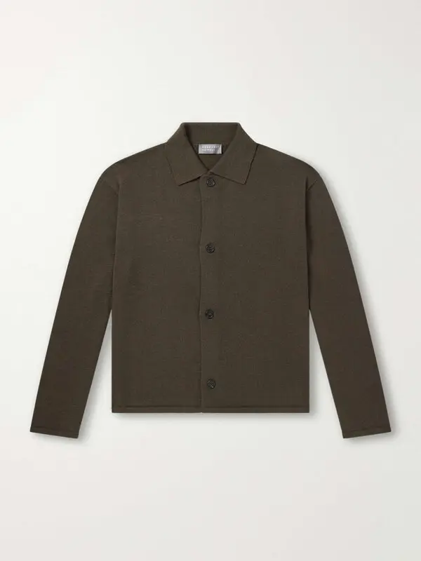 MARGARET HOWELL Merino Wool Cardigan