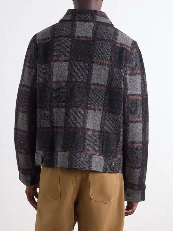 Ralph Lauren Raston Checked Wool Jacket