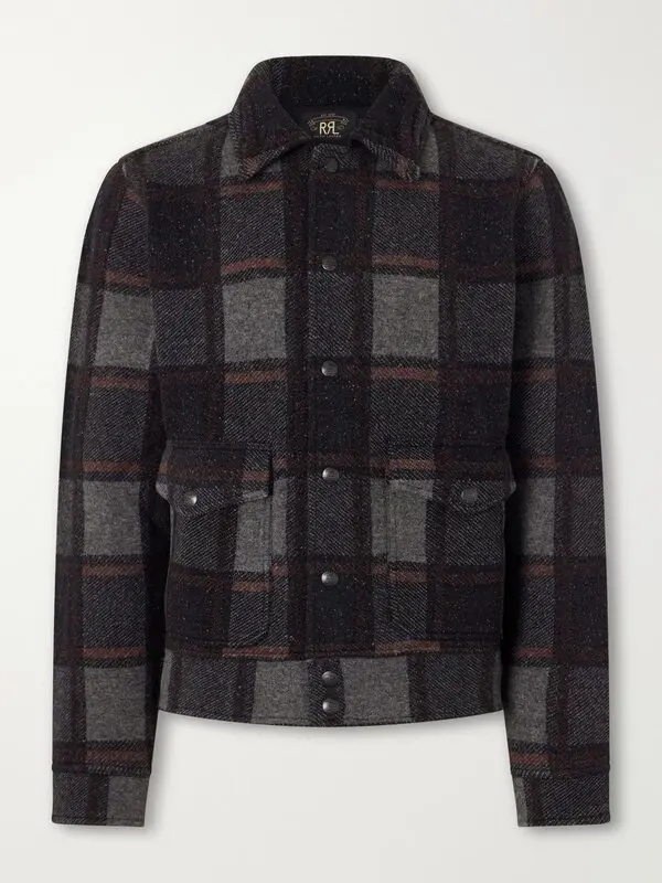 Ralph Lauren Raston Checked Wool Jacket