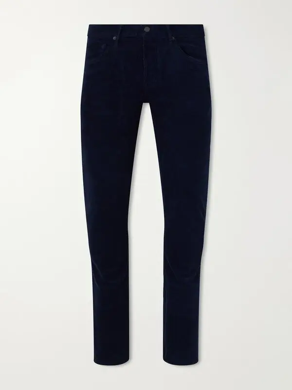 TOM FORD Slim-fit Cotton-blend Corduroy Trousers