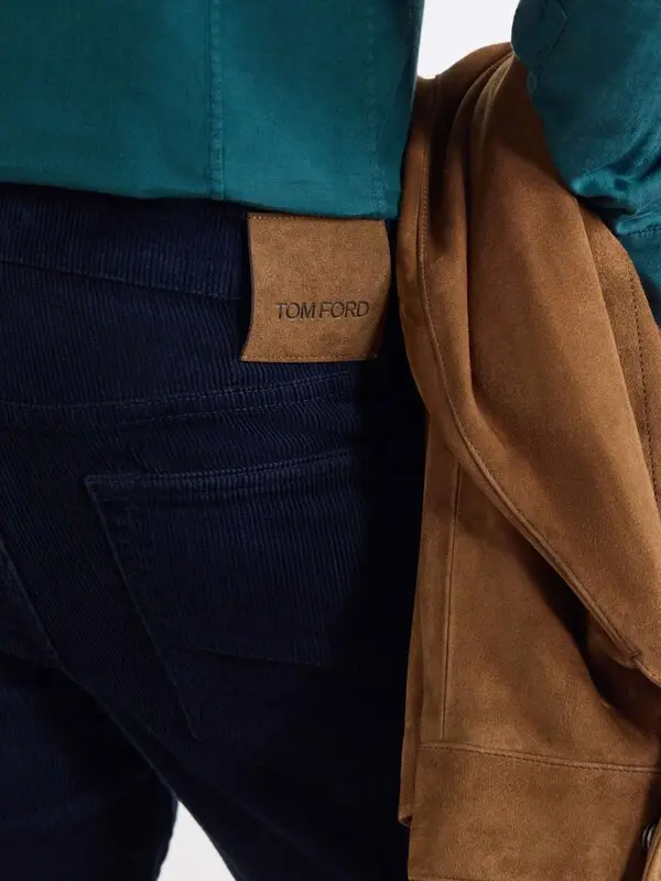 TOM FORD Slim-fit Cotton-blend Corduroy Trousers