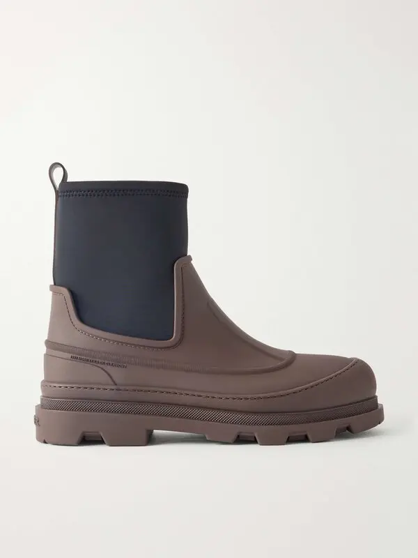 Moncler Vera Pulse Scuba And Rubber Hiking Boots