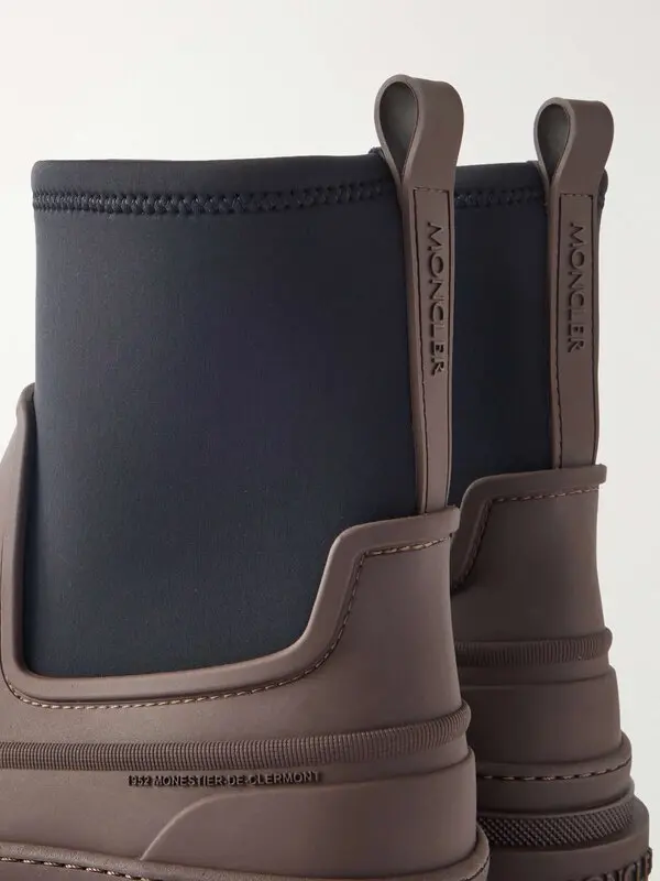 Moncler Vera Pulse Scuba And Rubber Hiking Boots