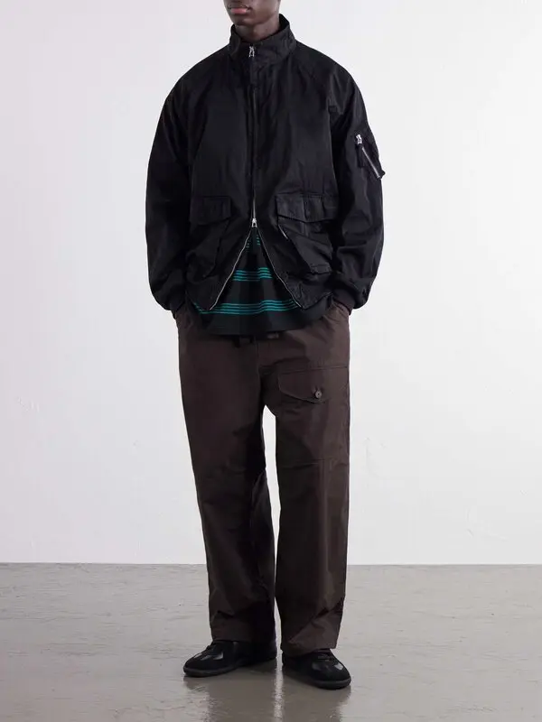 Comme Des Garçons Twill Bomber Jacket