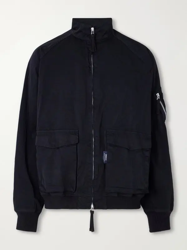 Comme Des Garçons Twill Bomber Jacket