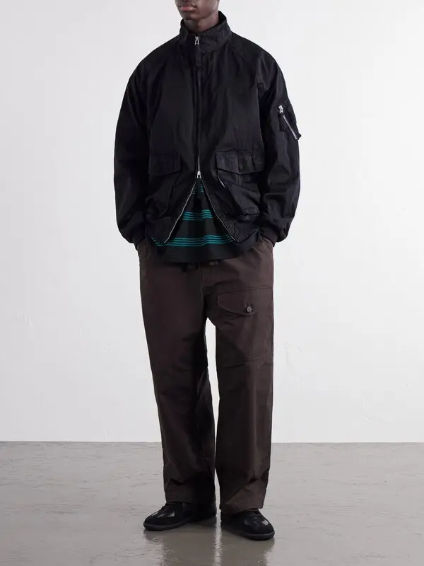 Comme Des Garçons Twill Bomber Jacket