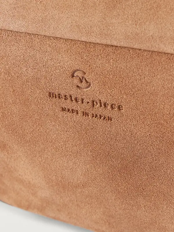 MASTER-PIECE CO Grave Suede And Shell Messenger-bag