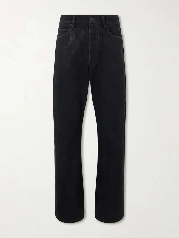 Balenciaga Straight-leg Jeans - Black