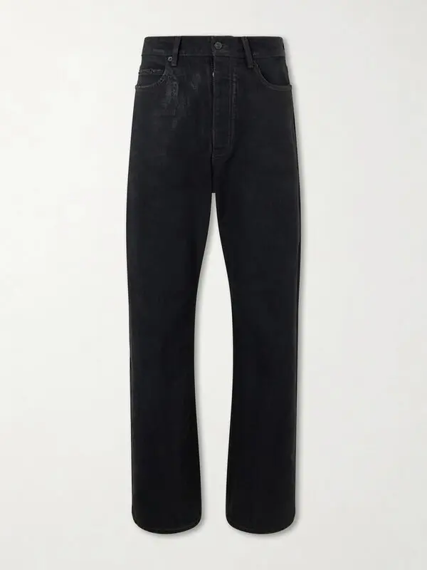 Balenciaga Straight-leg Jeans - Black
