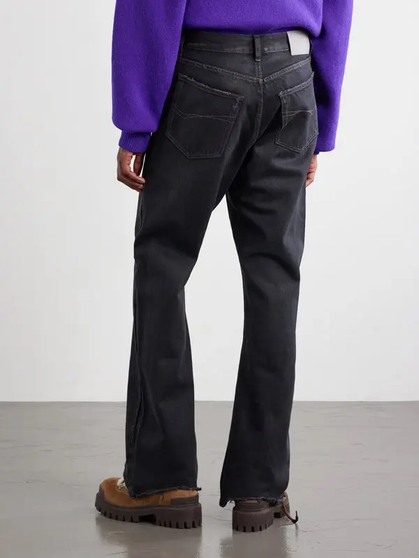 Balenciaga Straight-leg Jeans - Black