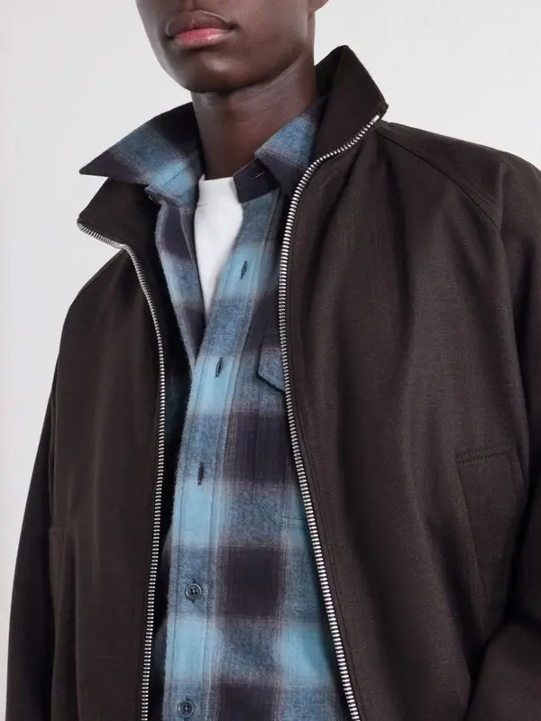 TOM FORD Checked Cotton-flannel Shirt