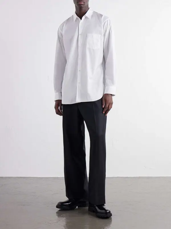 Comme Des Garçons Cotton-poplin Shirt