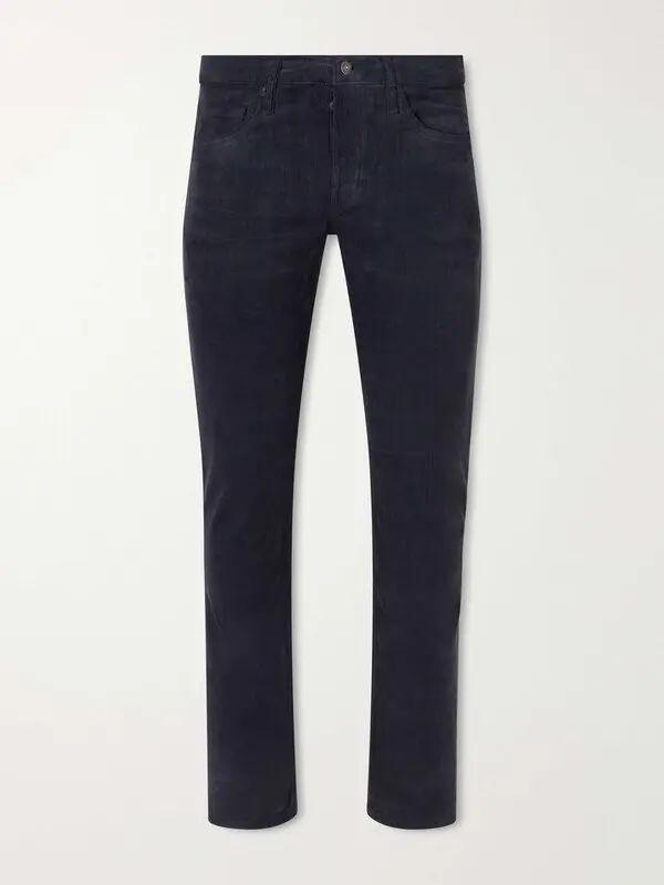 TOM FORD Slim-fit Cotton-blend Corduroy Trousers