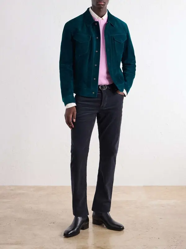 TOM FORD Slim-fit Cotton-blend Corduroy Trousers