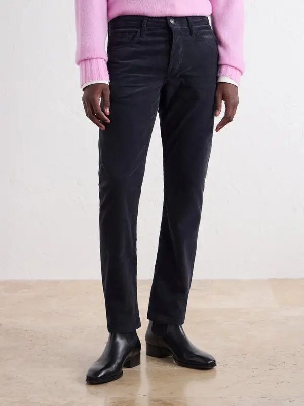 TOM FORD Slim-fit Cotton-blend Corduroy Trousers