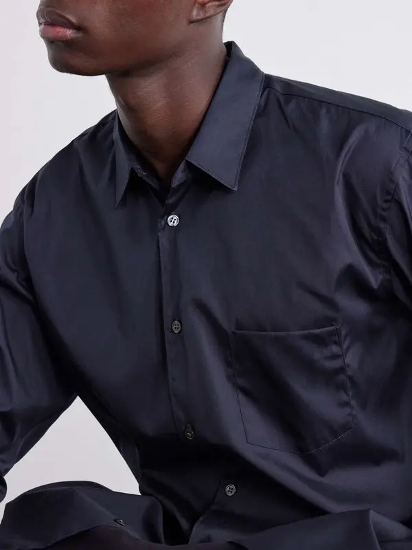 Comme Des Garçons Cotton-poplin Shirt