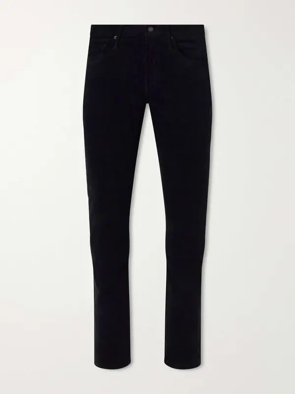 TOM FORD Slim-fit Cotton-blend Corduroy Trousers