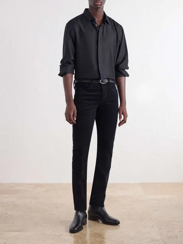 TOM FORD Slim-fit Cotton-blend Corduroy Trousers