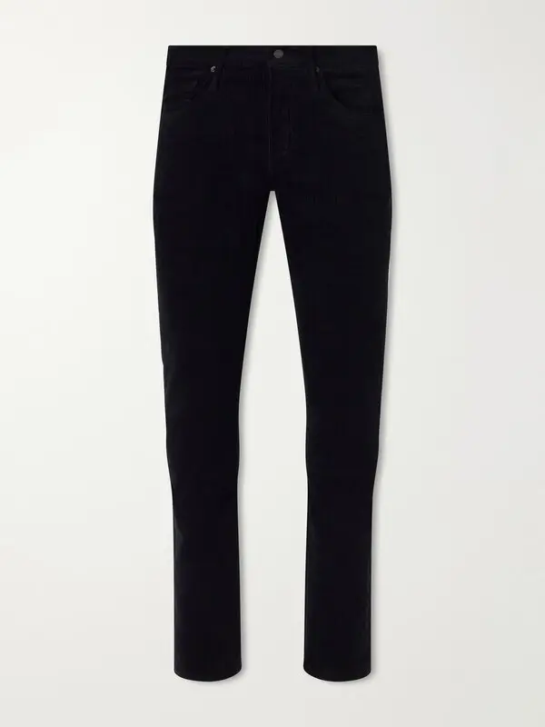 TOM FORD Slim-fit Cotton-blend Corduroy Trousers