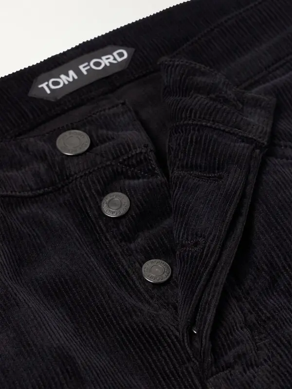 TOM FORD Slim-fit Cotton-blend Corduroy Trousers