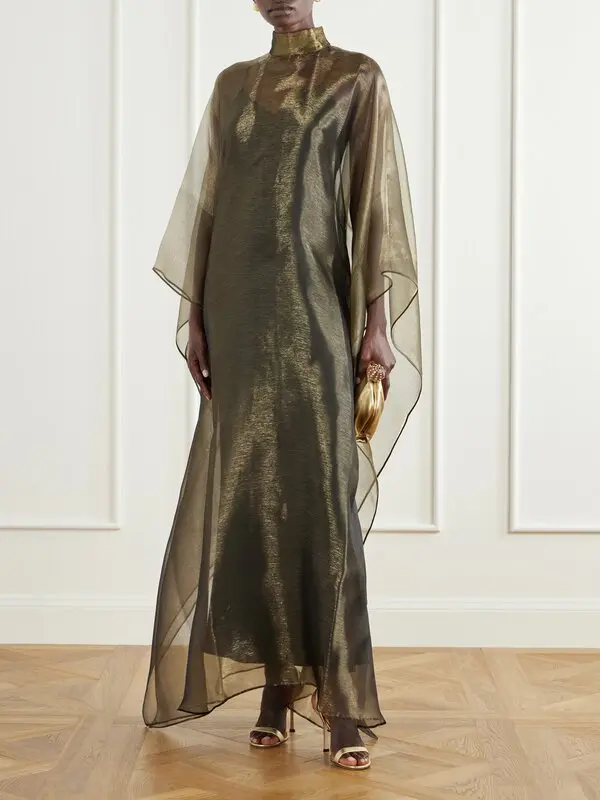 TALLER MARMO Sphinx Lurex Fil-coupé Gown