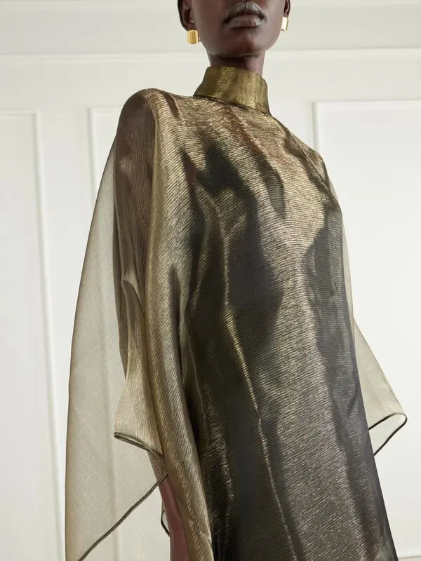 TALLER MARMO Sphinx Lurex Fil-coupé Gown