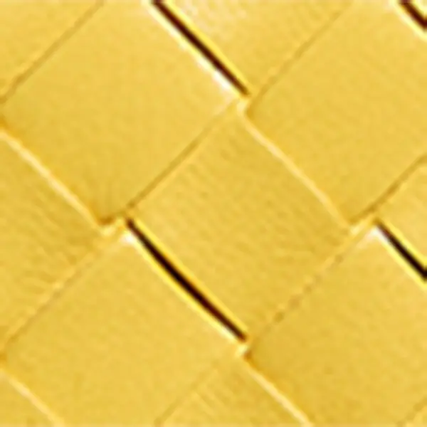 Bottega Veneta Nappa Leather Intrecciato Piccolo Badge Holder - Yellow