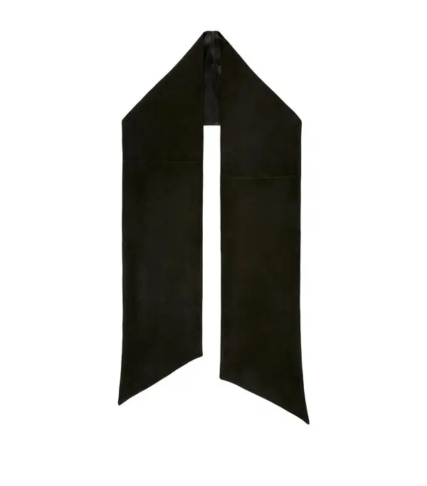 Max Mara Suede Scarf - Grey