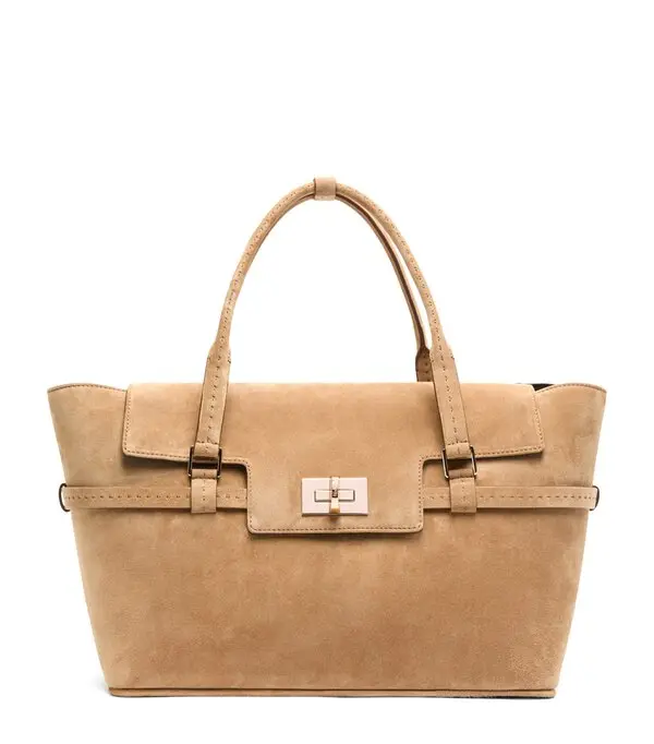Max Mara Suede Tote Bag
