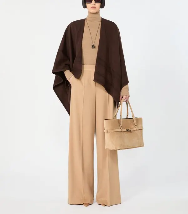 Max Mara Suede Tote Bag