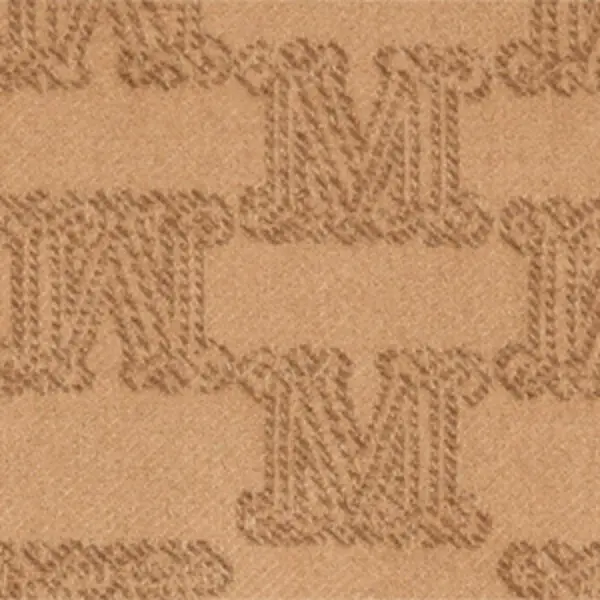 Max Mara Cashmere Jacquard Scarf - Beige