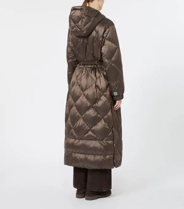 Max Mara Quilted Longline Coat