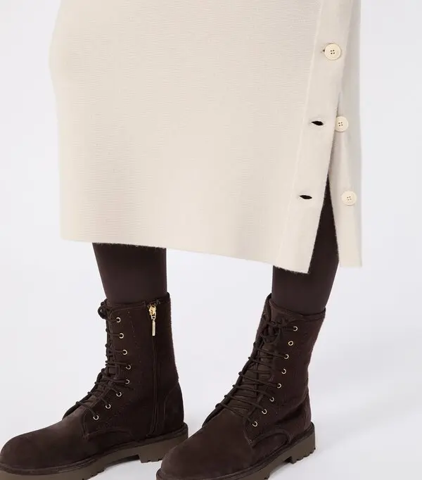 Max Mara Wool-cashmere Midi Skirt