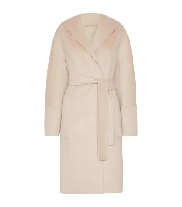 Max Mara Wool-cashmere Wrap Coat
