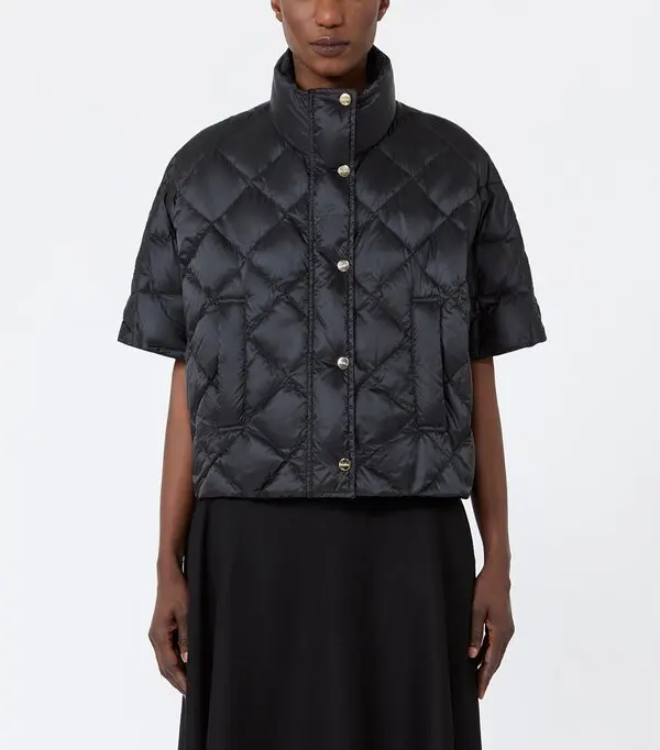 Max Mara Padded Quilted Cape